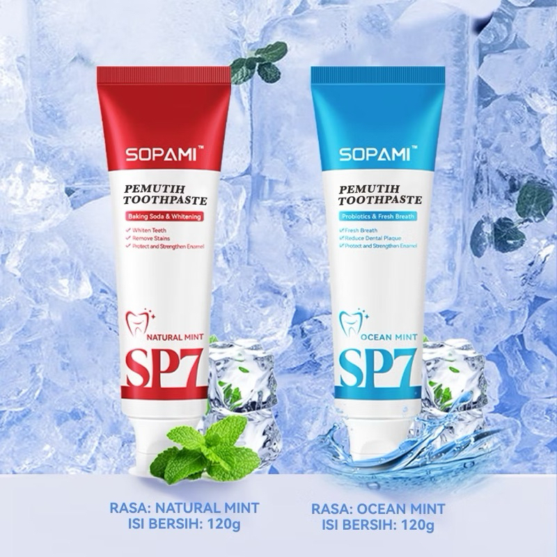 Jual Sopami SP-7 Pasta Gigi Pemutih Pembersih Plak & Perawatan Gusi ...
