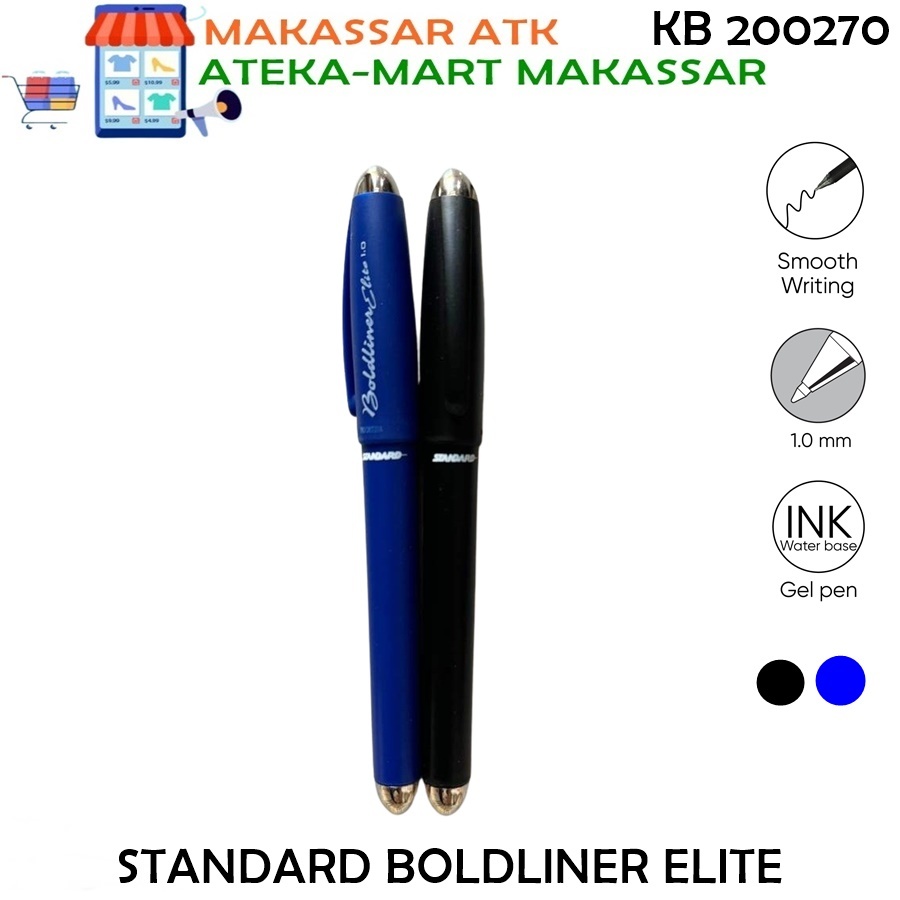 Jual [1PCS] STANDARD BOLDLINER ELITE 1.0MM SIGNATURE PULPEN TANDA ...