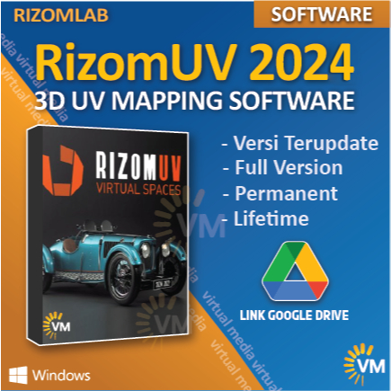 Jual RIZOMUV 2024 Rizom Lab UV MAPPING Unfold3D Real Space & Virtual ...