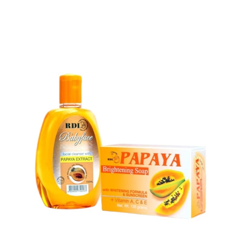 Jual Paket Glowing Rdl babyface brightening Soap + Facial Cleanser ...