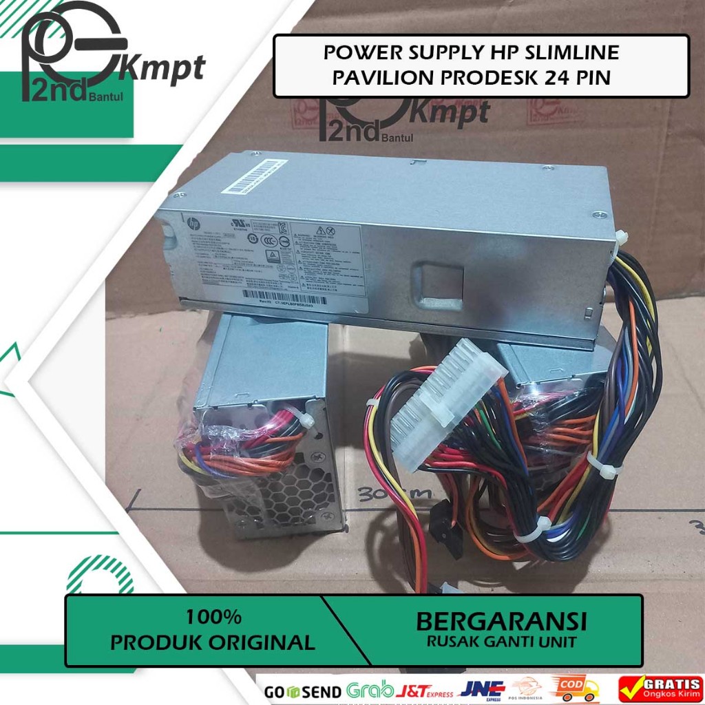 Jual Power Supply PSU Mini PC HP Slimline Pavilion Prodesk 24 Pin ...