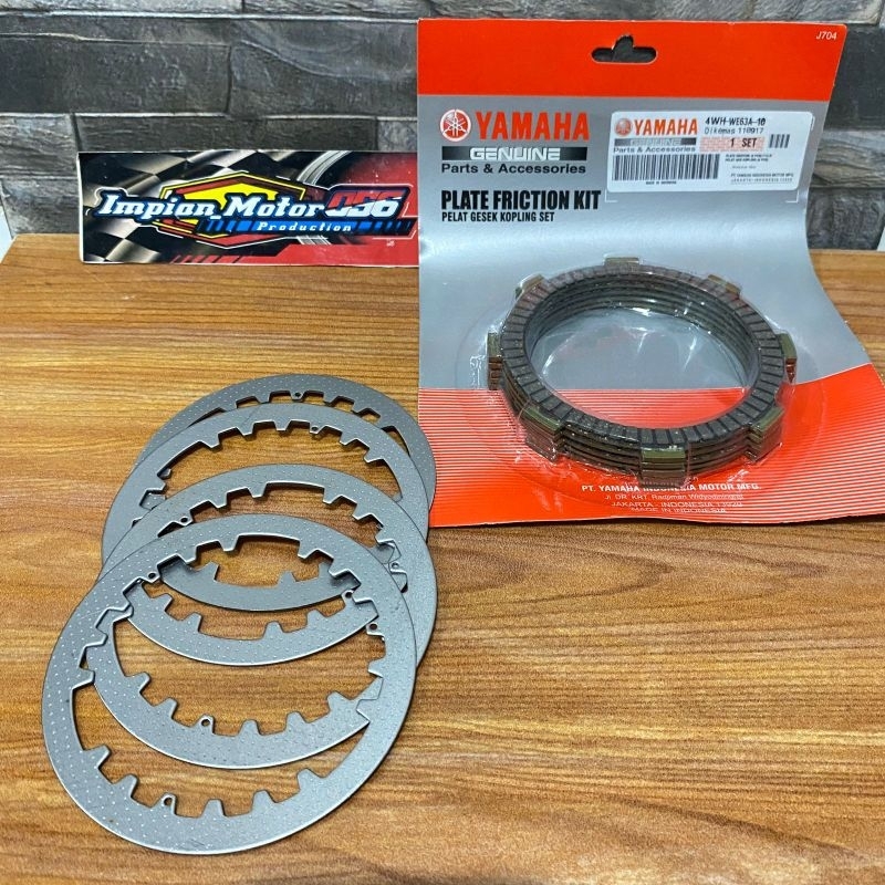 Jual Yamaha kampas kopling + plat besi gesek set fizr f1zr force 1 crypton Vega lama vega r ...