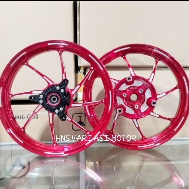 Jual VELEG DND RACING M8 STAR 14x185_14x215 VELG NMAX NEO NMAX TURBO ...
