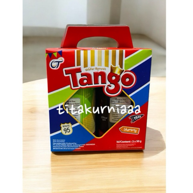 Jual Tango hampers parcel paket lebaran kaleng 2 x 50gr | Shopee Indonesia
