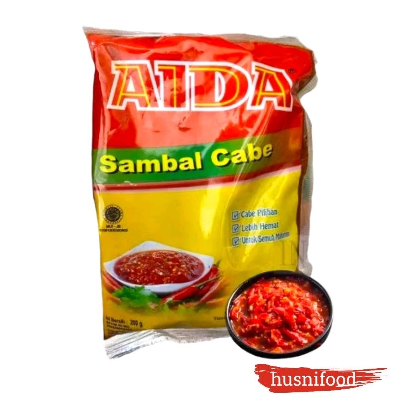 Jual Sambal Cabe Aida Asli 200 gr | Shopee Indonesia