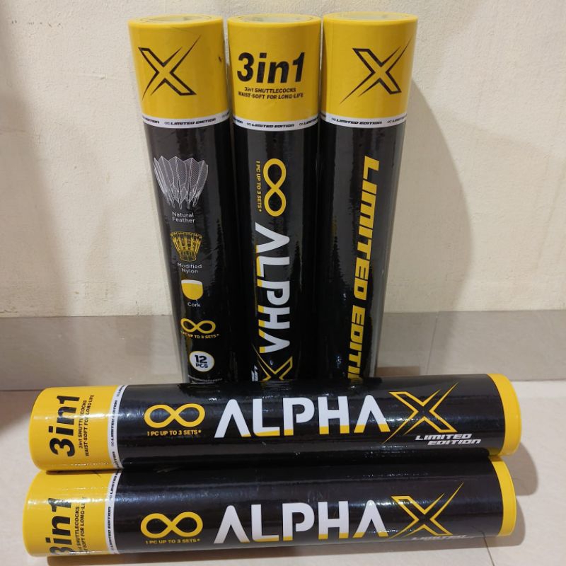 Jual Shuttlecock Alpha X 3 in 1 Original | Shopee Indonesia