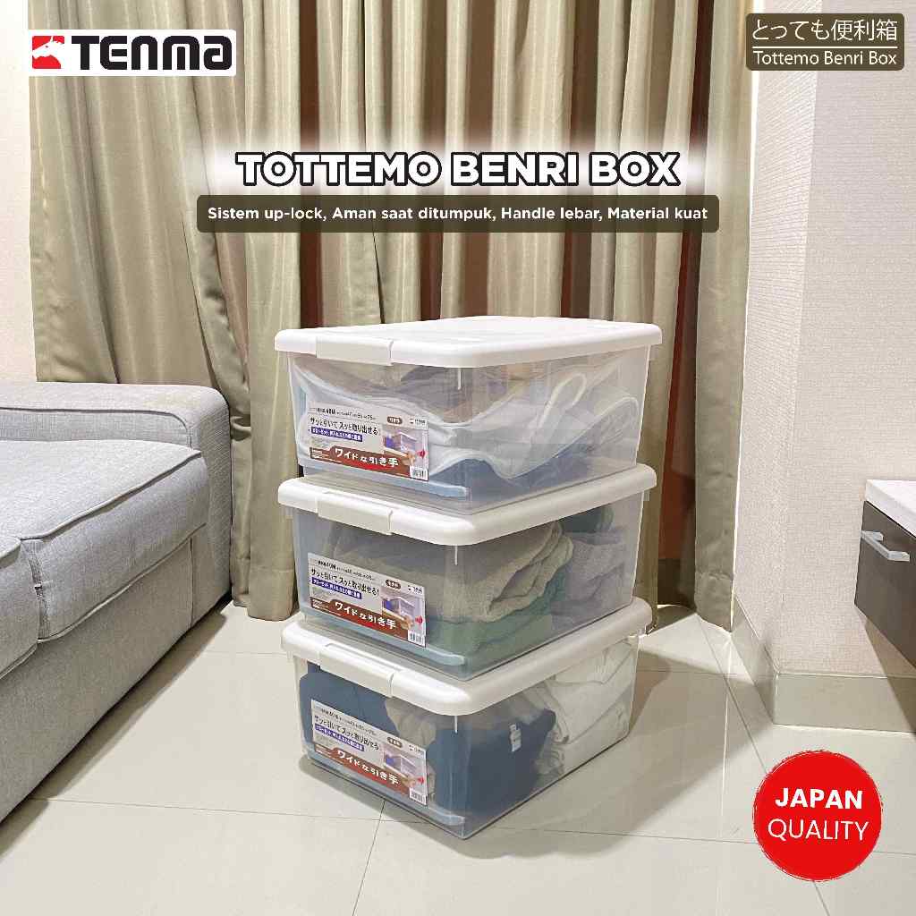 Jual TENMA Container Box Japan Quality Kotak Penyimpanan 23 Liter ...