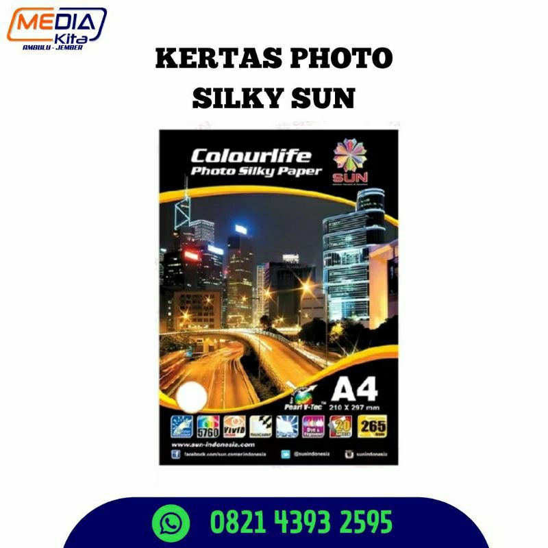 Jual Kertas Photo Paper Silky Sun A4 | Shopee Indonesia