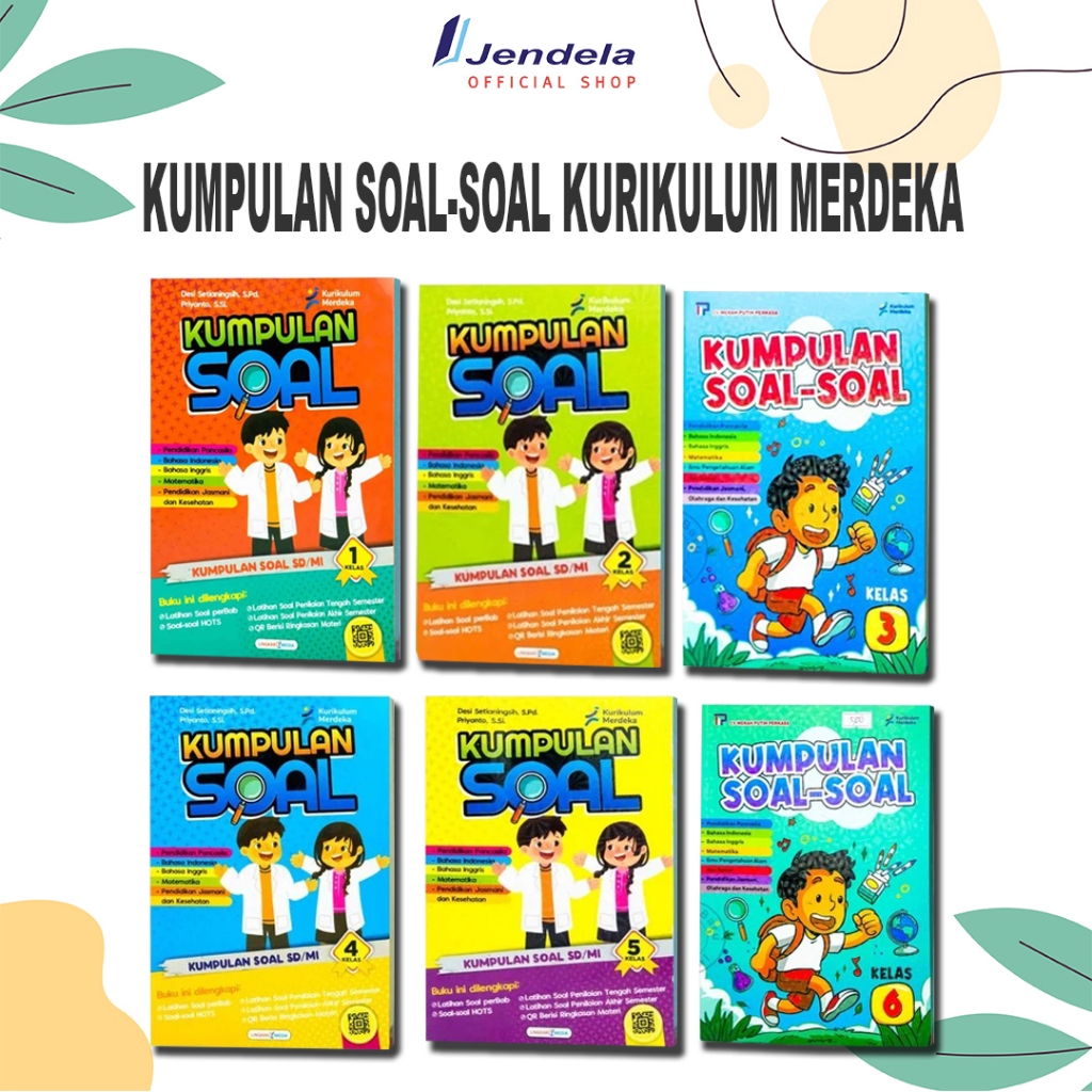 Jual Buku Kumpulan Soal SD MI Kurikulum Merdeka Buku Ulangan Harian SD Kelas 1 2 3 4 5 6 ...