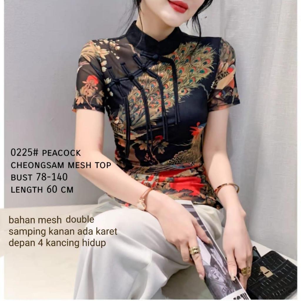 Jual Cheongsam Top/ Atasan Imlek 2025/ Baju Imlek WDM | Shopee Indonesia