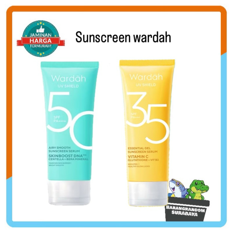 Jual WARDAH UV Shield Airy Smooth Sunscreen Serum SPF 50 PA ...