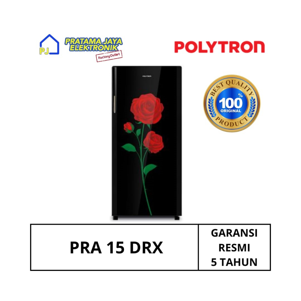Jual KULKAS POLYTRON 1 PINTU 150 LITER PRA 15 DRX / DMS /DRD | Shopee ...