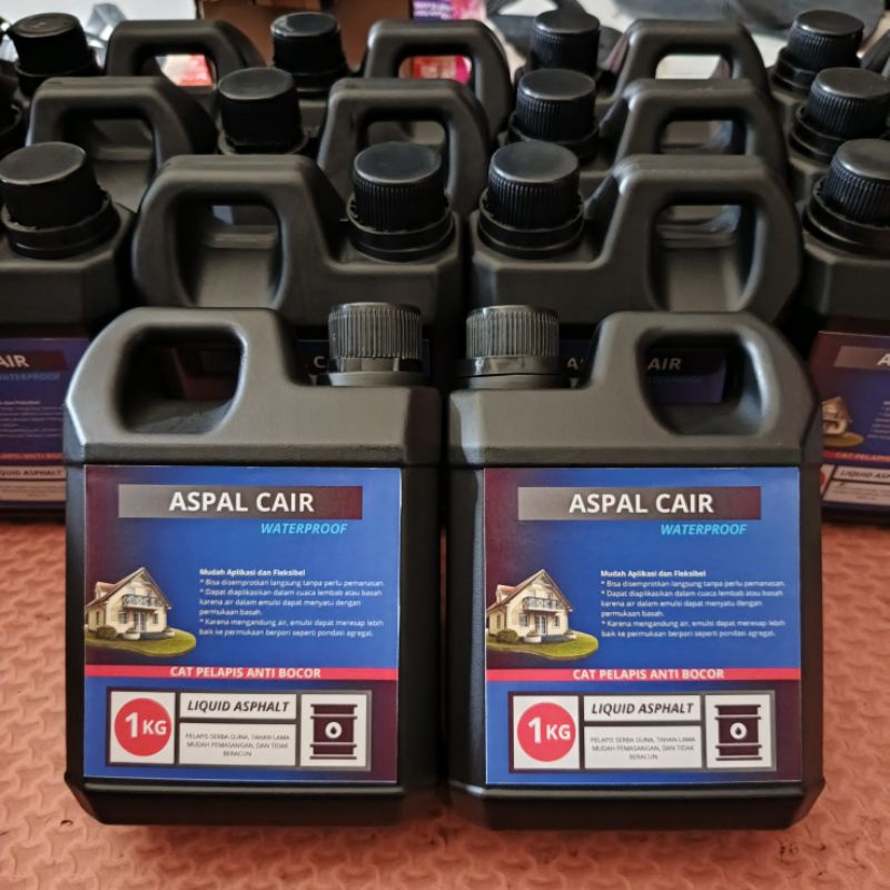 Jual ASPAL CAIR 1kg - aspal emulsion anti bocor dan rembes | Shopee ...