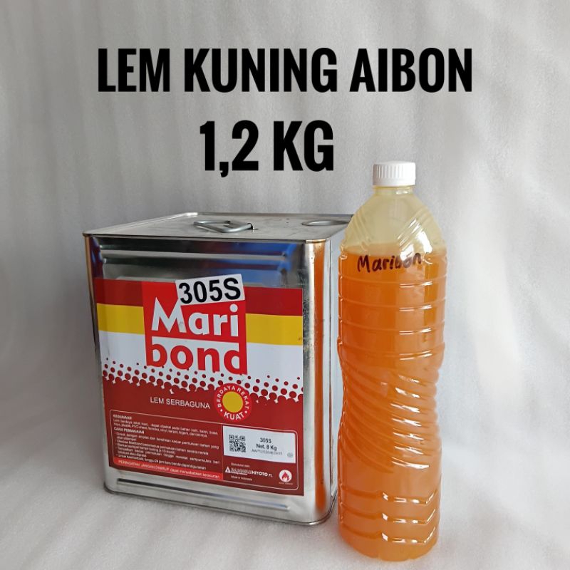 Jual LEM Aibon MARIBOND BOTOLAN 1,2 KG | Shopee Indonesia