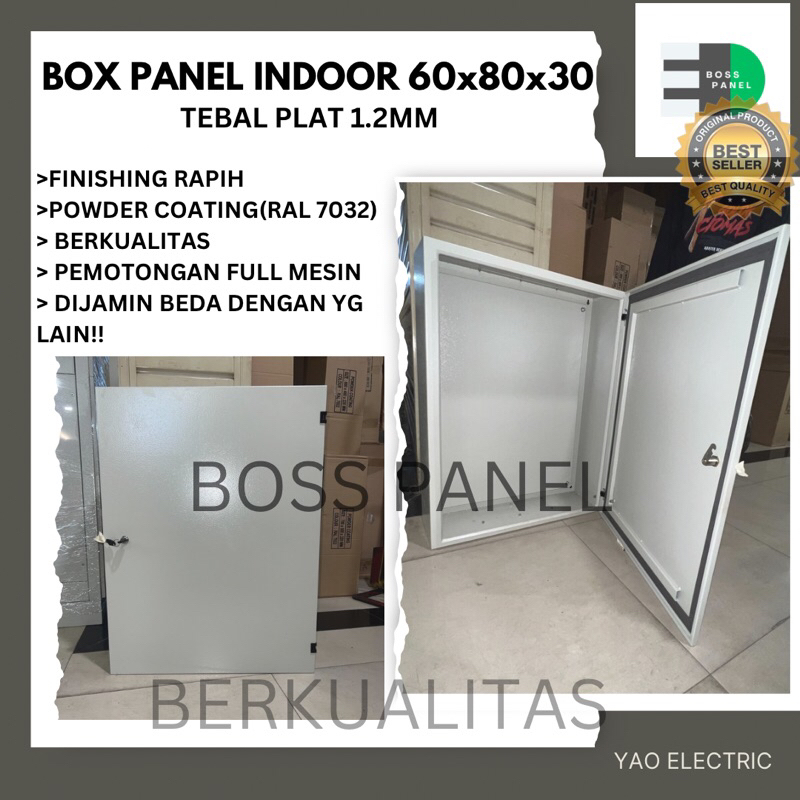 Jual Box panel listrik indoor 60x80x30 Tebal plat1.2MM BERKUALITAS ...