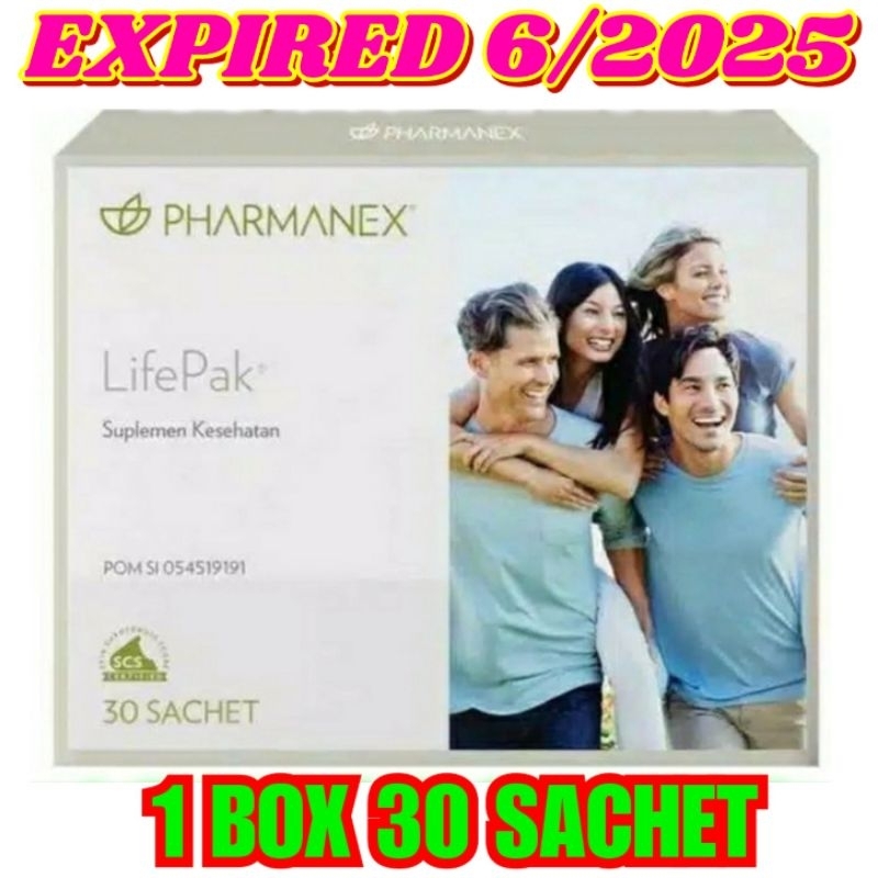 Jual Life pak (1 box) 30 sachet ED 6/2025 suplemen LIFEPACKKKKK ...