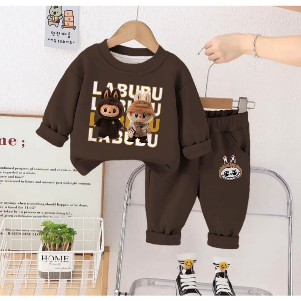 Jual Sweater Anak 1-10 Tahun Gambar Labubu Salur | Shopee Indonesia
