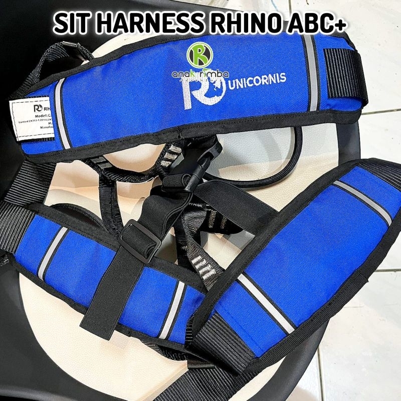 Jual SIT HARNESS RHINO ABC + ALAT PENGAMAN PANJAT | Shopee Indonesia