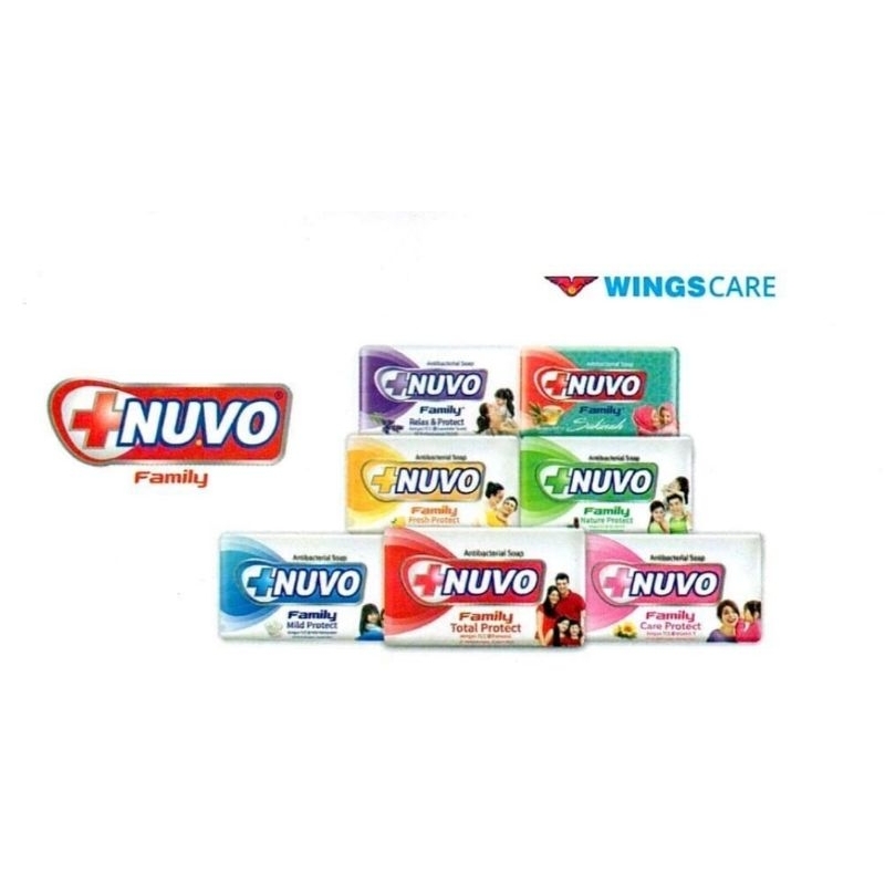 Jual NUVO Family Bar Soap 72gr | Sabun Mandi | Sabun Batang | Anti Bakteri | Shopee Indonesia