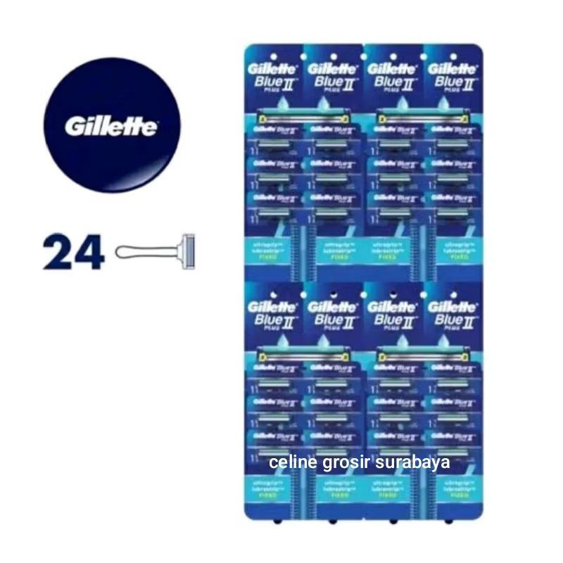 Jual Gillette blue 2 1 pack isi 24 pcs pisau cukur TERMURAH DAN ...