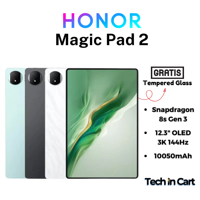 Jual Honor MagicPad 2 OLED 12.3" 144Hz Snapdragon 8S Gen 3 | Shopee Indonesia