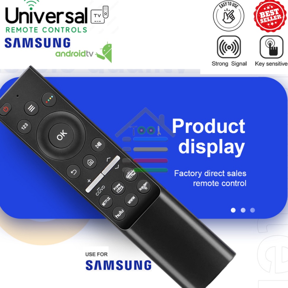 Jual REMOTE TV SAMSUNG ANDROID SMART 4K CRYSTAL TV 32 55 INCH | Shopee ...