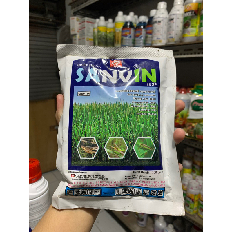 Jual Sanvin Insektisida 88SP untuk membasmi kutu-kutu kemasan 100g ...