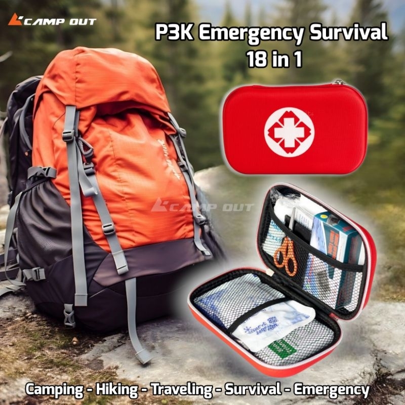 Jual P3K Pouch First Aid Bag Kit Camping - Set Perlengkapan P3K ...