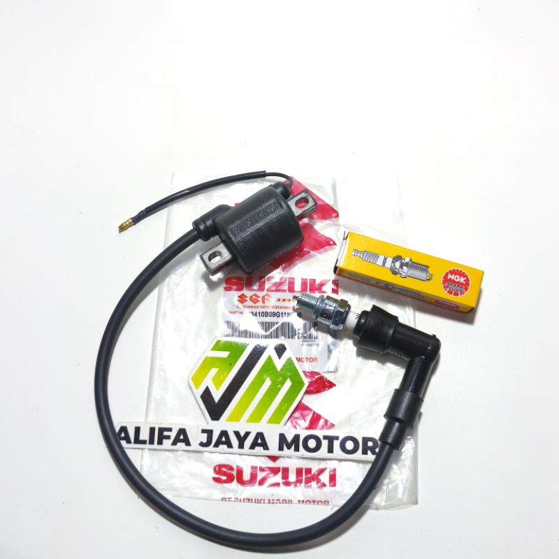 Jual KOIL + TUTUP BUSI + BUSI SMASH LAMA SMASH NEW SMASH TITAN SHOGUN ...