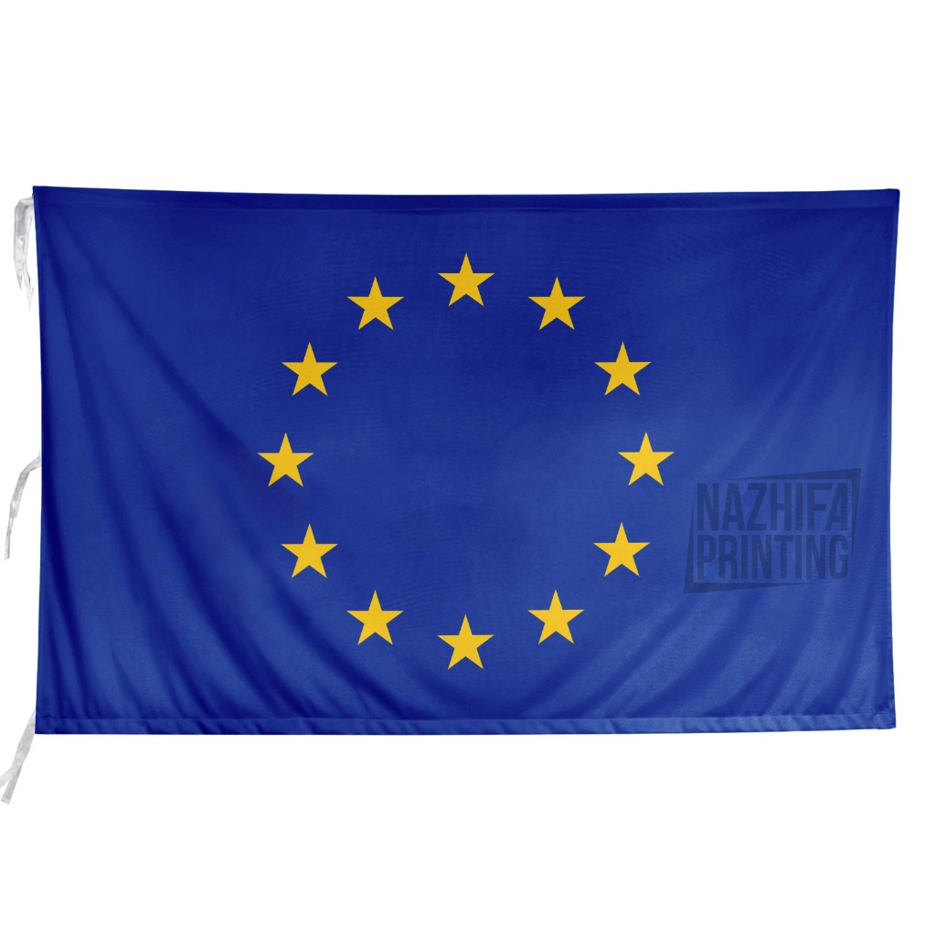 Jual Nazhifa Printing - Bendera Uni Eropa / European Union Flag ...