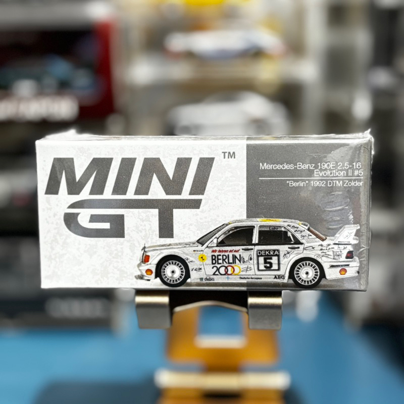 Jual Mini GT 196 - Mercedes-Benz 190E 2.6-16 Evolution II #5 - “Berlin ...