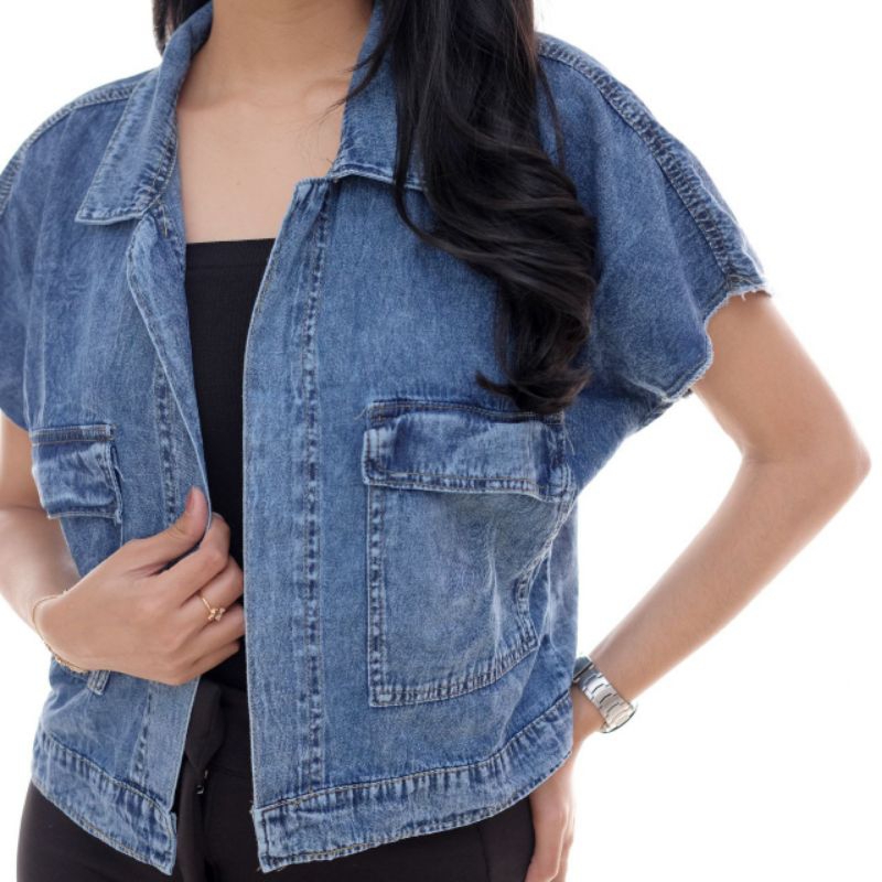 Jual Outer Rompi Jeans | Shopee Indonesia