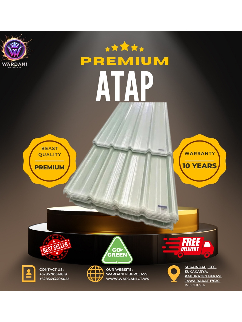 Jual Atap Fiberglass Anti UV Transparan (custom) | Shopee Indonesia