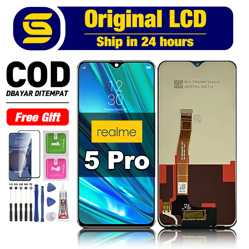 Jual LCD Realme 5 pro Original Touchscreen realme 5pro ori fullset ...