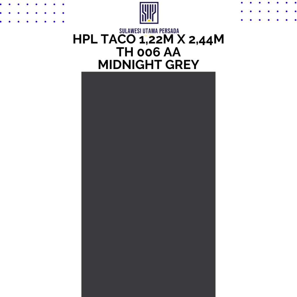 Jual HPL TACO TH 006 AA MIDNIGHT GREY TEKSTUR | Shopee Indonesia