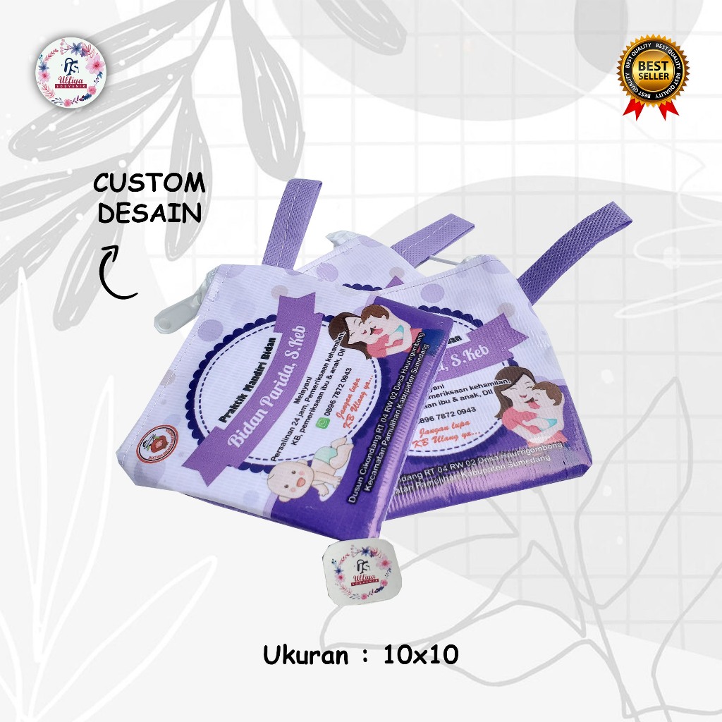 Jual MODEL DOMPET KOIN/OBAT Dompet Murah Di Bawah 5 Ribuan Tema Bidan ...