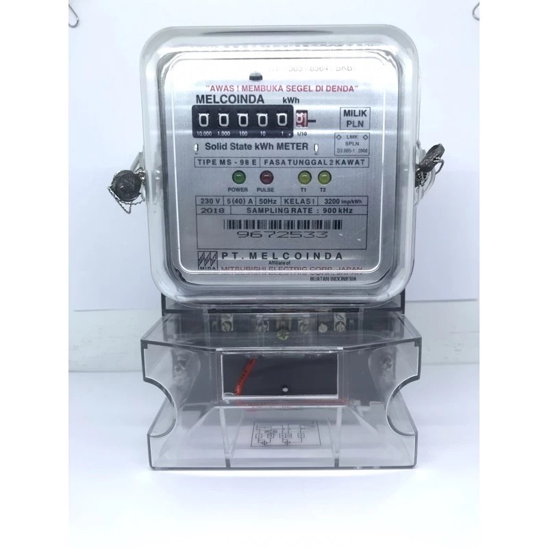 Jual METERAN LISTRIK KWH METER SEMI DIGITAL | Shopee Indonesia
