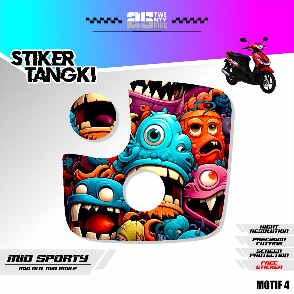 Jual STICKER TANGKI MIO SPORTY,MIO SMILE,MIO OLD,MIO SOUL KARBU, STIKER ...