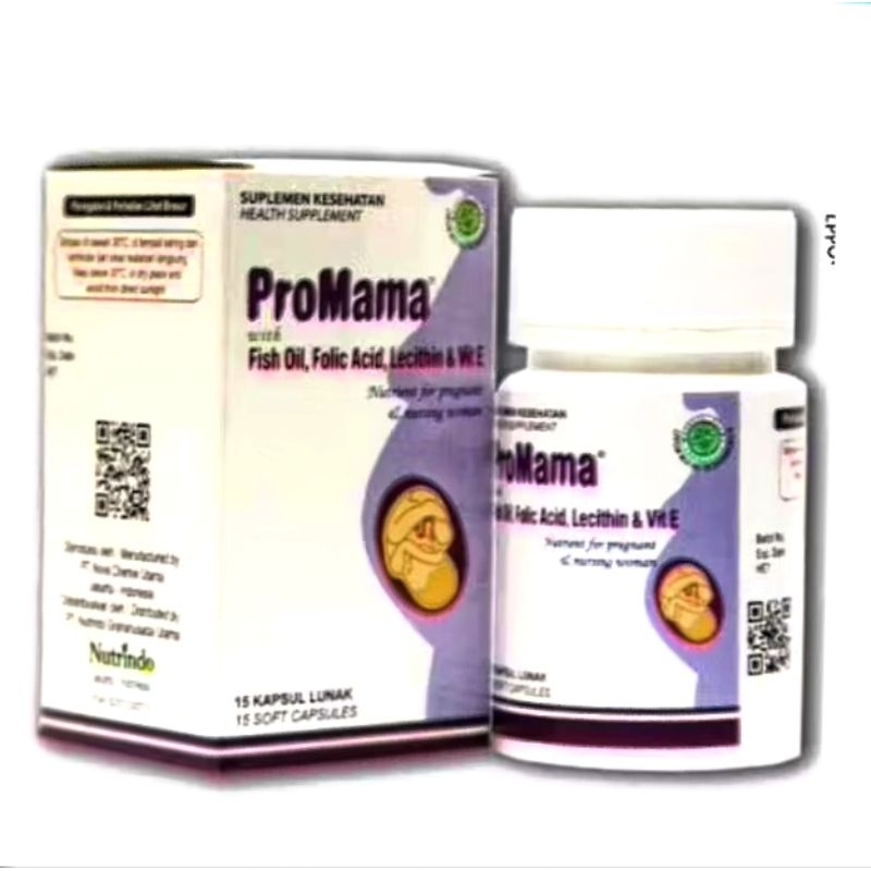 Jual PROMAMA BOTOL 15 KAPSUL - NUTRINDO / NUTRISI - VITAMIN IBU HAMIL /BUMIL | Shopee Indonesia