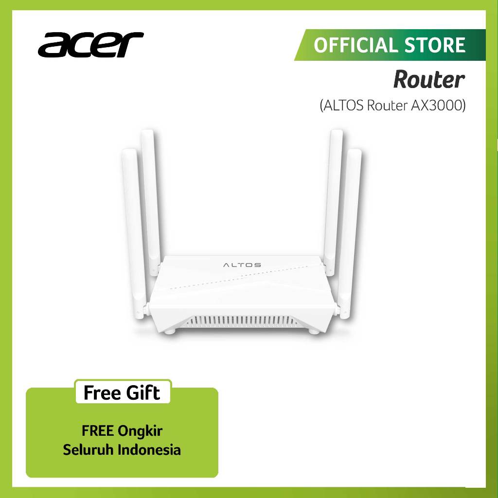Jual Acer ALTOS Wi-Fi 6 AX3000 Dual-Band Mesh Router | Shopee Indonesia