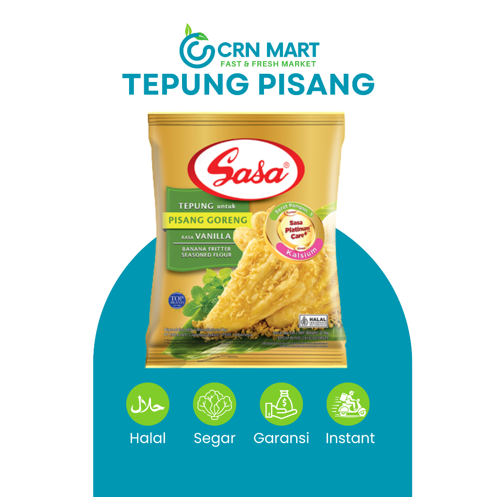 Jual CRN MART - Sasa Tepung Bumbu Pisang Goreng Vanilla Kemasan 210 gr ...