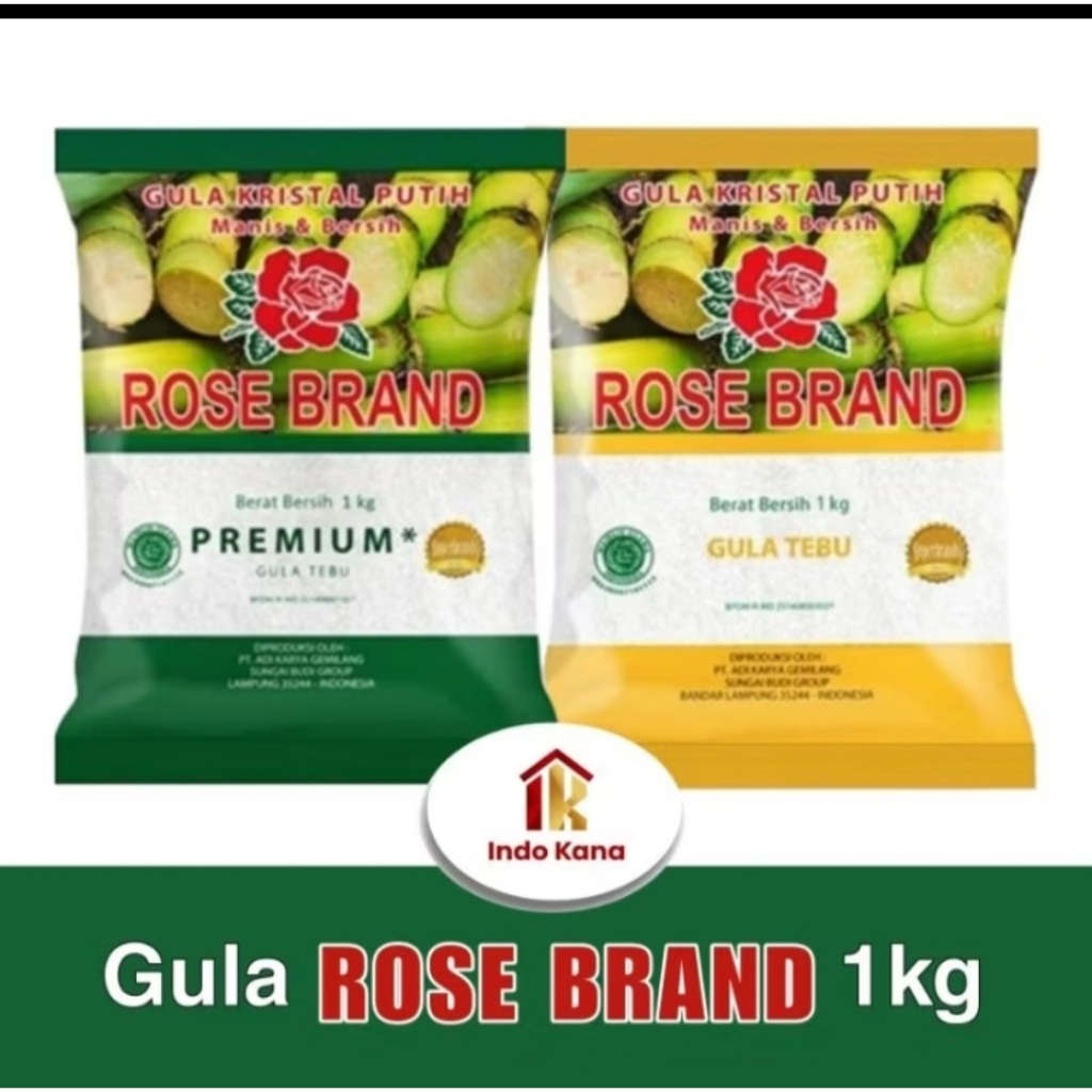 Jual gula rosebrand 1kg gmp psm kba gula timbangan | Shopee Indonesia