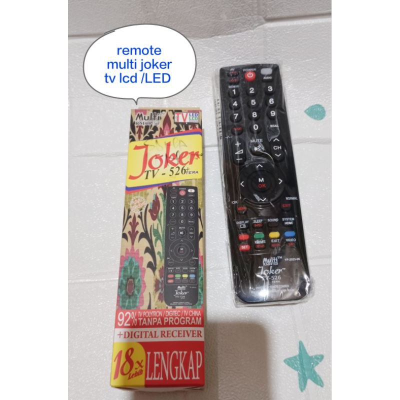 Jual REMOTE REMOT JOKER MULTI TV SMART LCD/LED | Shopee Indonesia