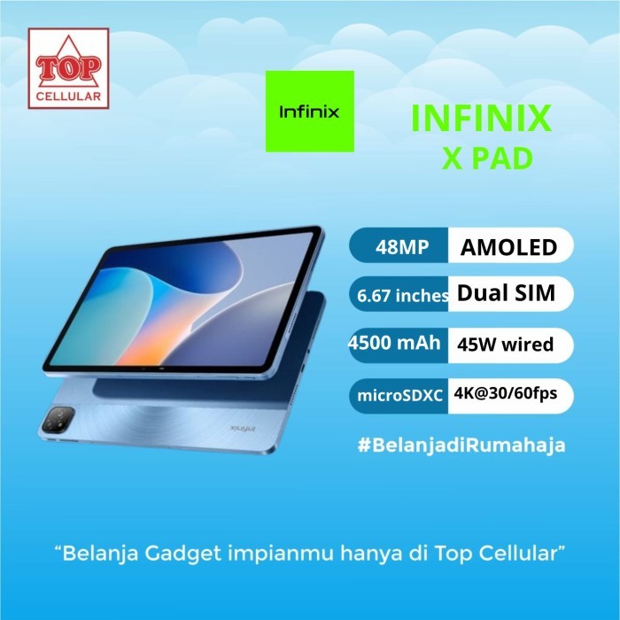 Jual INFINIX XPAD [4/256 GB] GARANSI RESMI | Shopee Indonesia