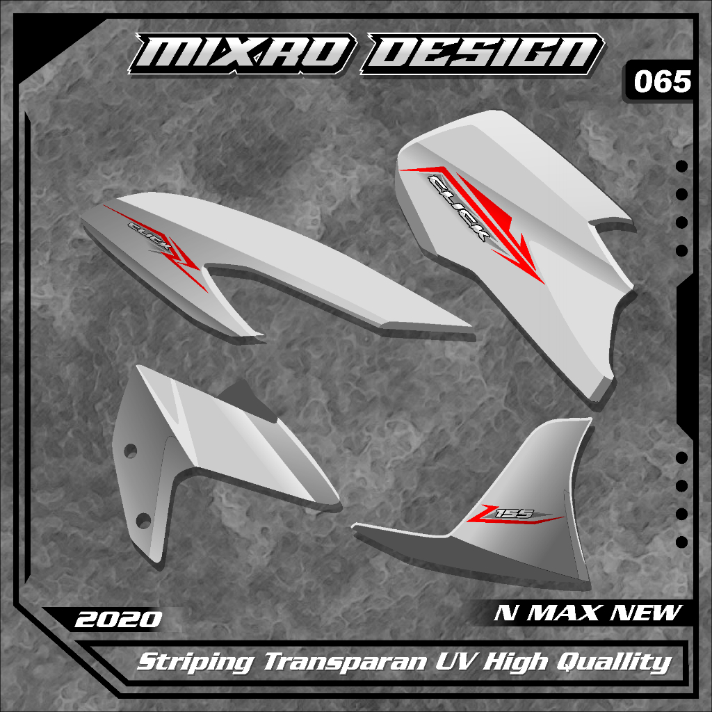 Jual STRIPING TRANSPARAN YAMAHA NMAX NEW 2020 VARIASI LIST MOTOR DESAIN ...