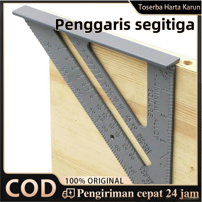Jual Penggaris sudut Segitiga penggaris Aluminium Alloy alat ...