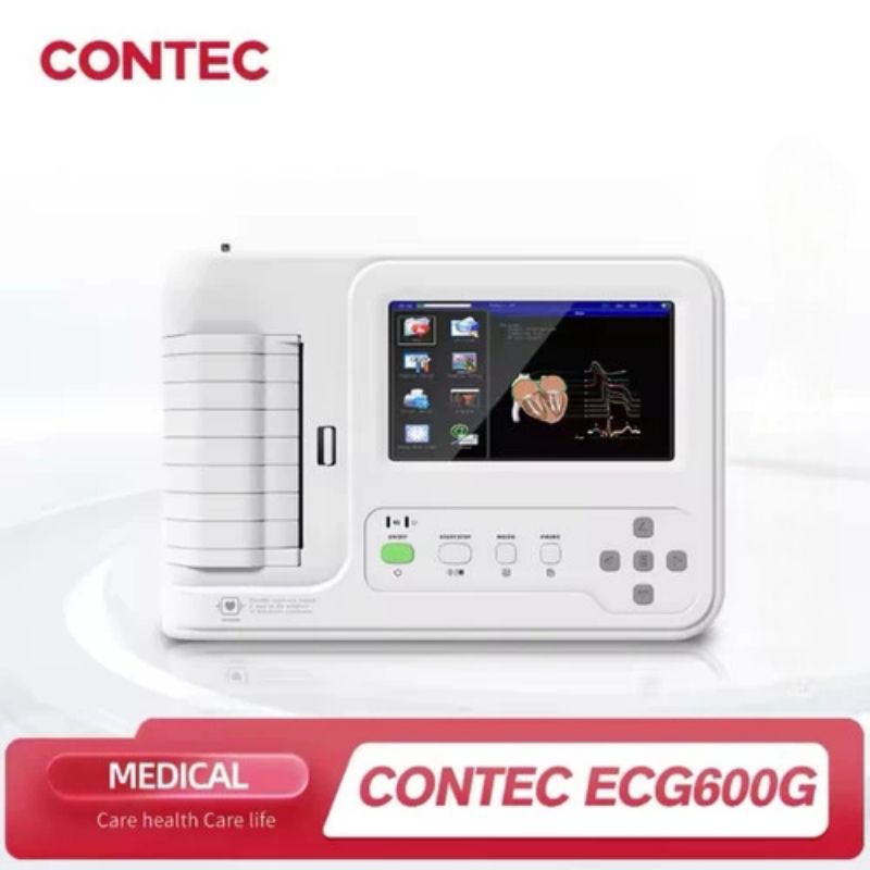 Jual Electrocardiograph CONTEC ECG600G Thermal ECG EKG Electrocardiogram | Shopee Indonesia