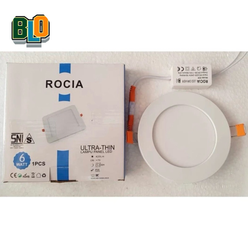 Jual Lampu LED Panel IB 6 Watt Cahaya Putih Rocia | Shopee Indonesia