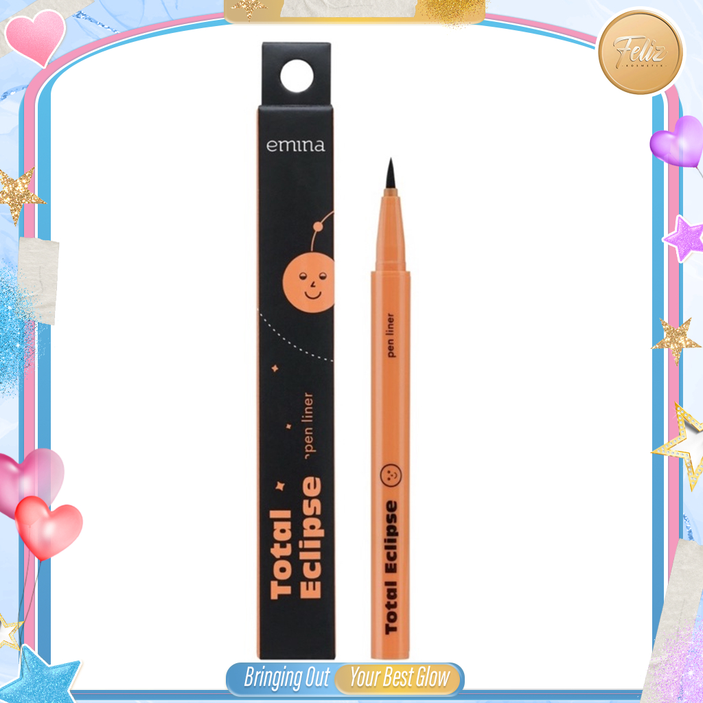 Jual * FELIZ * EMINA Total Eclipse Pen Liner 1ml | Shopee Indonesia