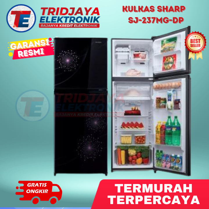 Jual KULKAS SHARP 2 PINTU SJ-237MG-DP GARANSI RESMI | Shopee Indonesia